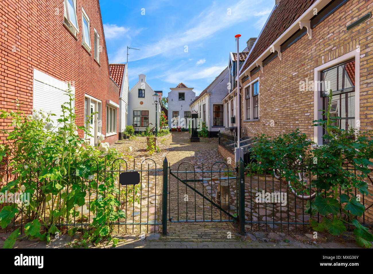 Old and picturesque houses, buildings and architecture typical in ...
