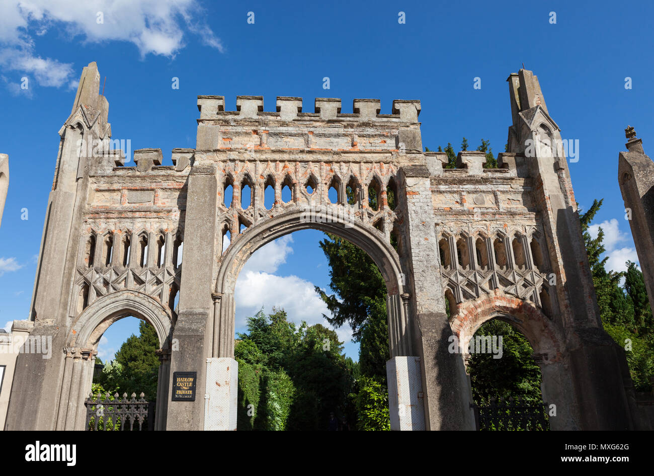 Hadlow castle hi-res stock photography and images - Alamy