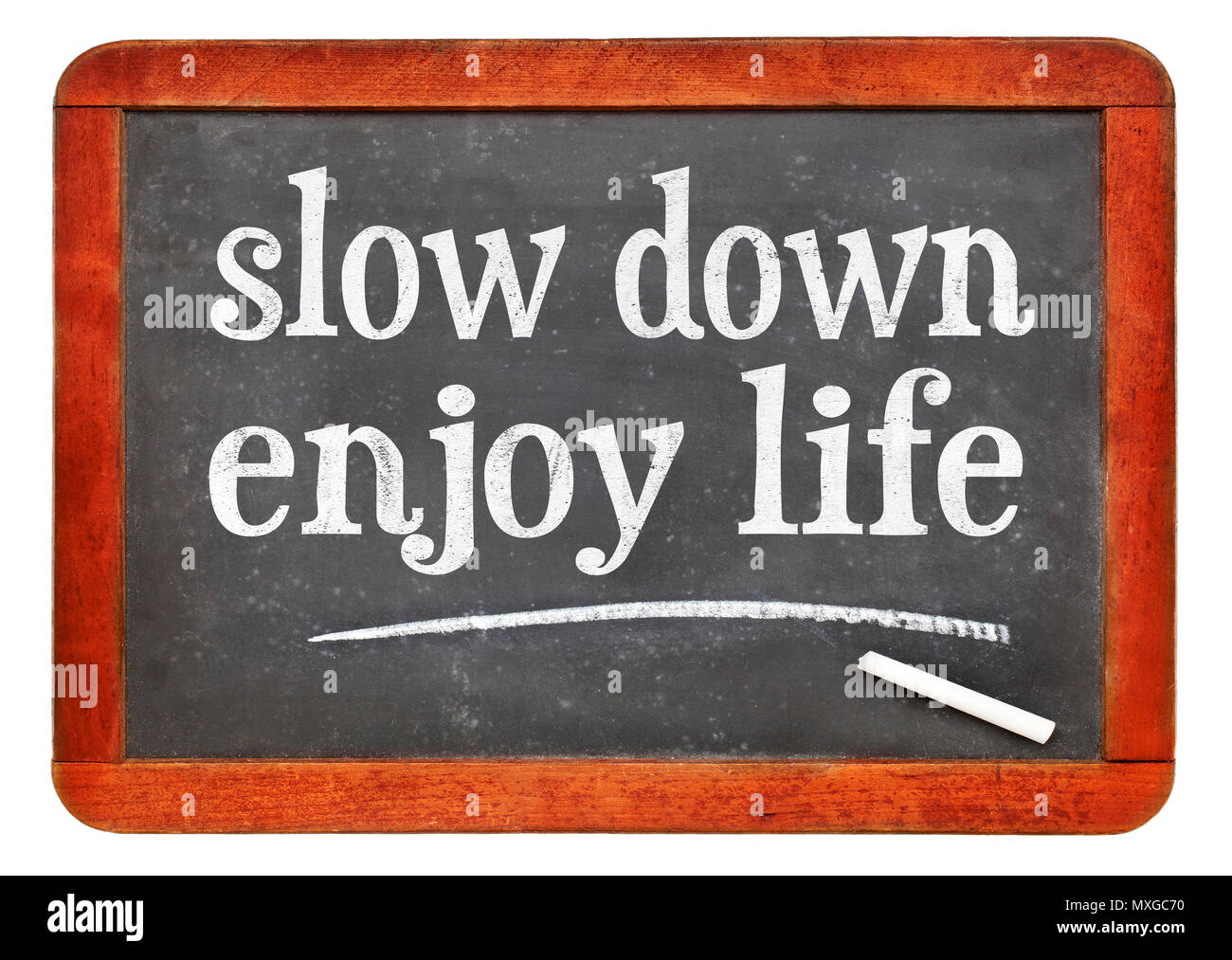 Slow down text hi-res stock photography and images - Alamy