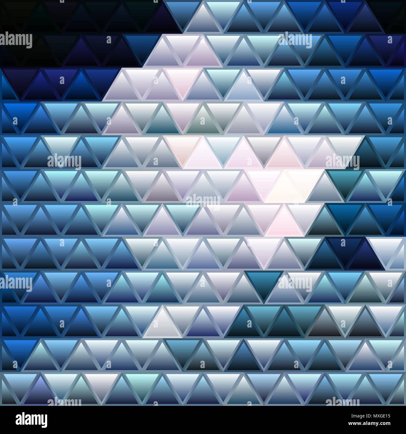 Triangle glass tile shape Stock Vector Images - Alamy