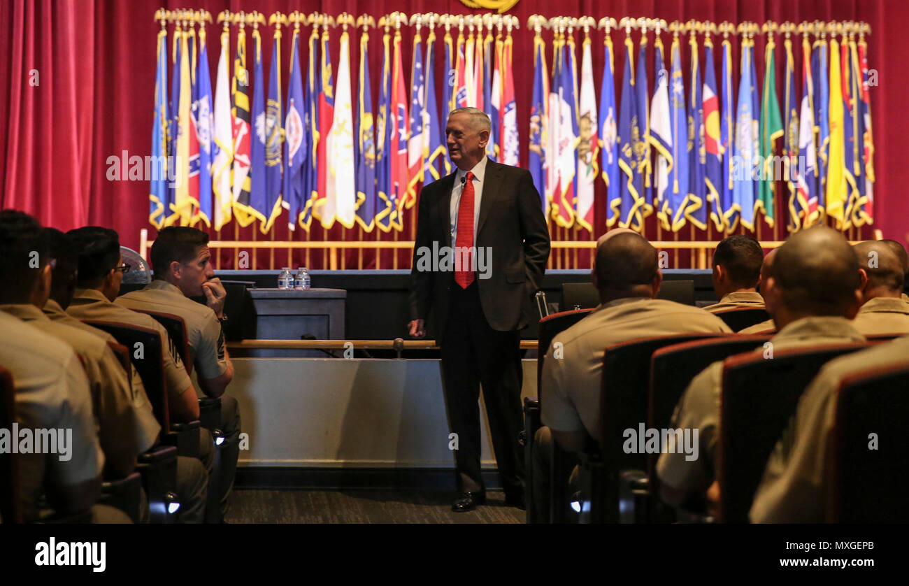 James N. Mattis, retired Marine Corps General and former 11th Commander ...