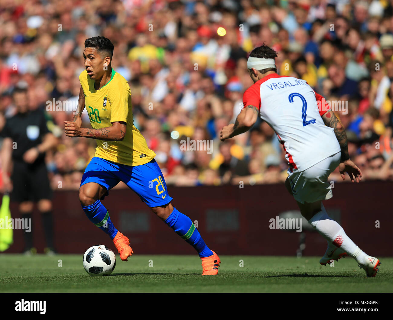 Anfield, Liverpool, UK. 3rd June, 2018. International Football friendly ...