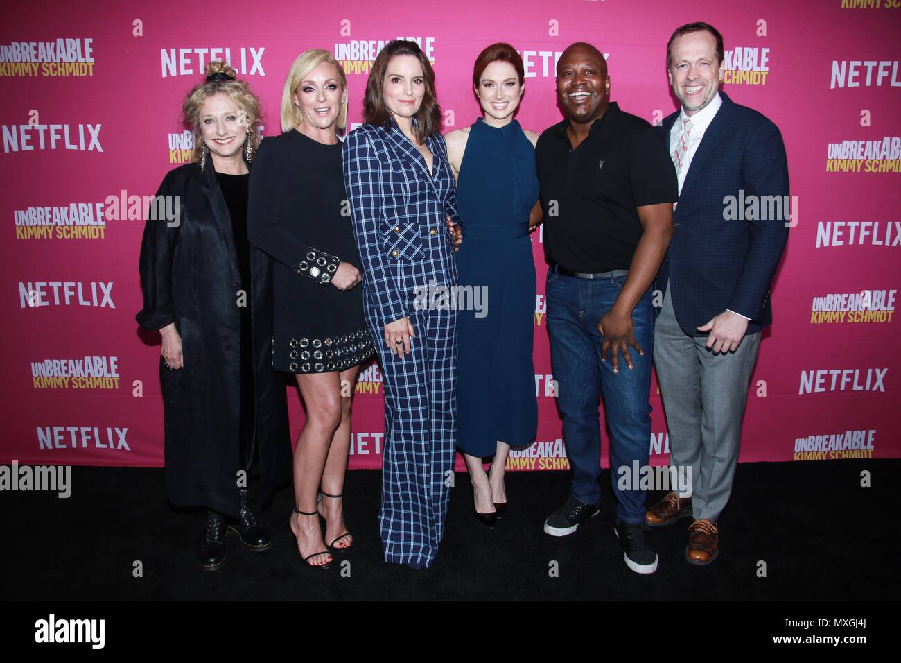 New York, NY, USA. 3rd June, 2018. Carol Kane, Jane Krakowski, Tina Fey ...