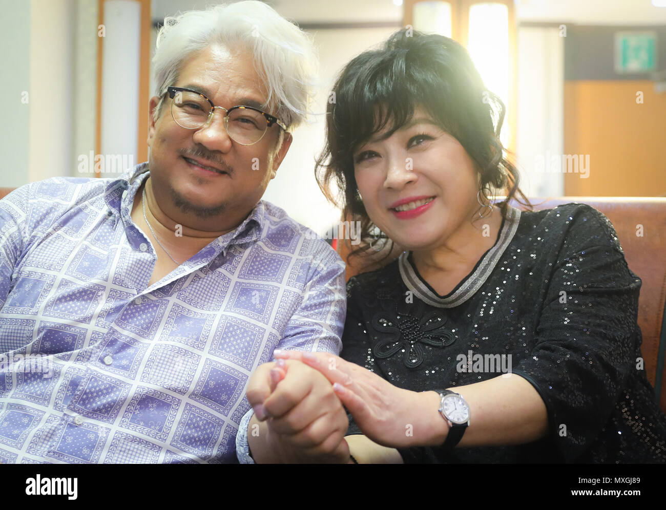 Seoul, South Korea. 04th June, 2018. S. Korean singers Lee Moo-song and ...