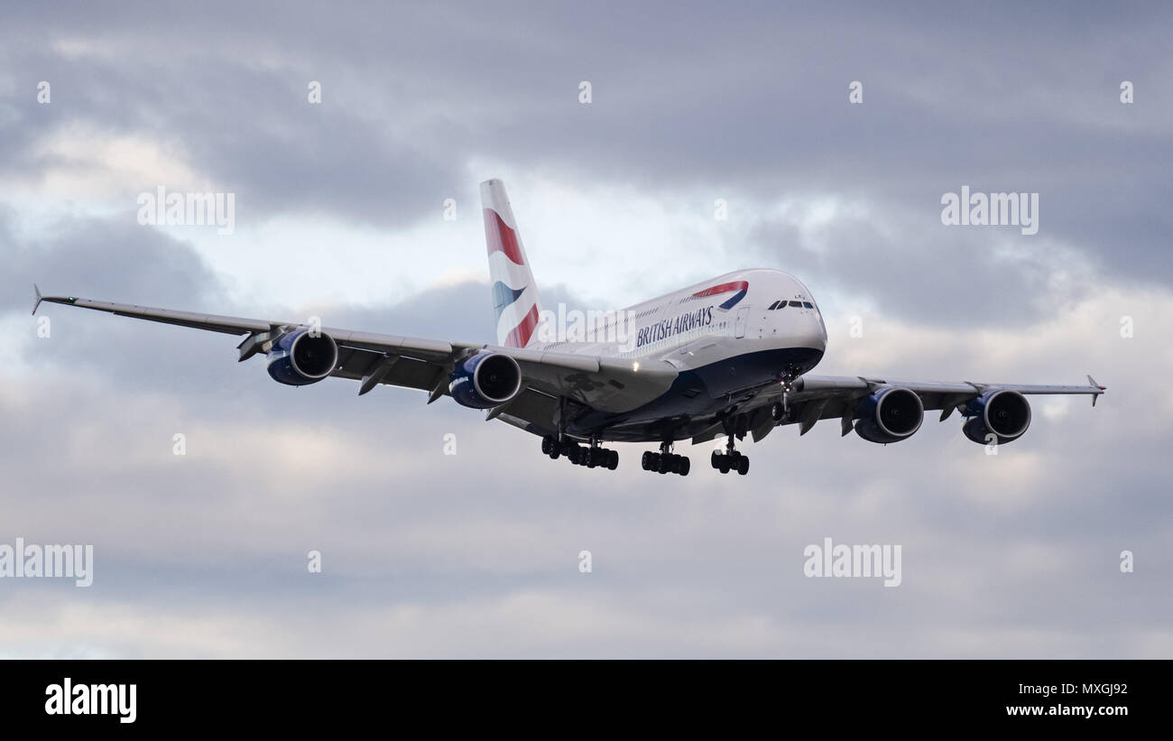 Richmond, British Columbia, Canada. 29th May, 2018. A British Airways ...