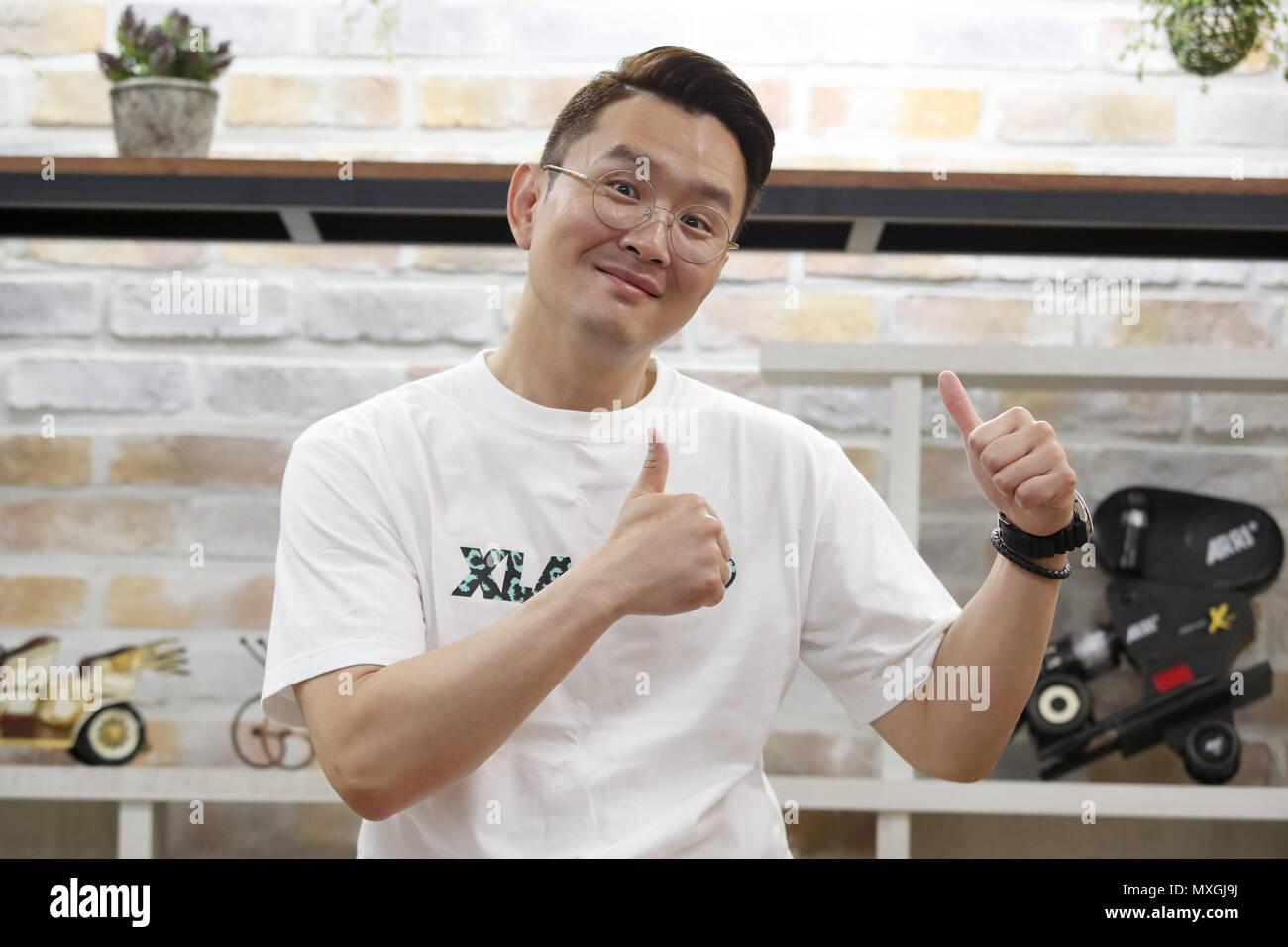 Seoul, South Korea. 04th June, 2018. S. Korean entertainer Yoon Hyung ...