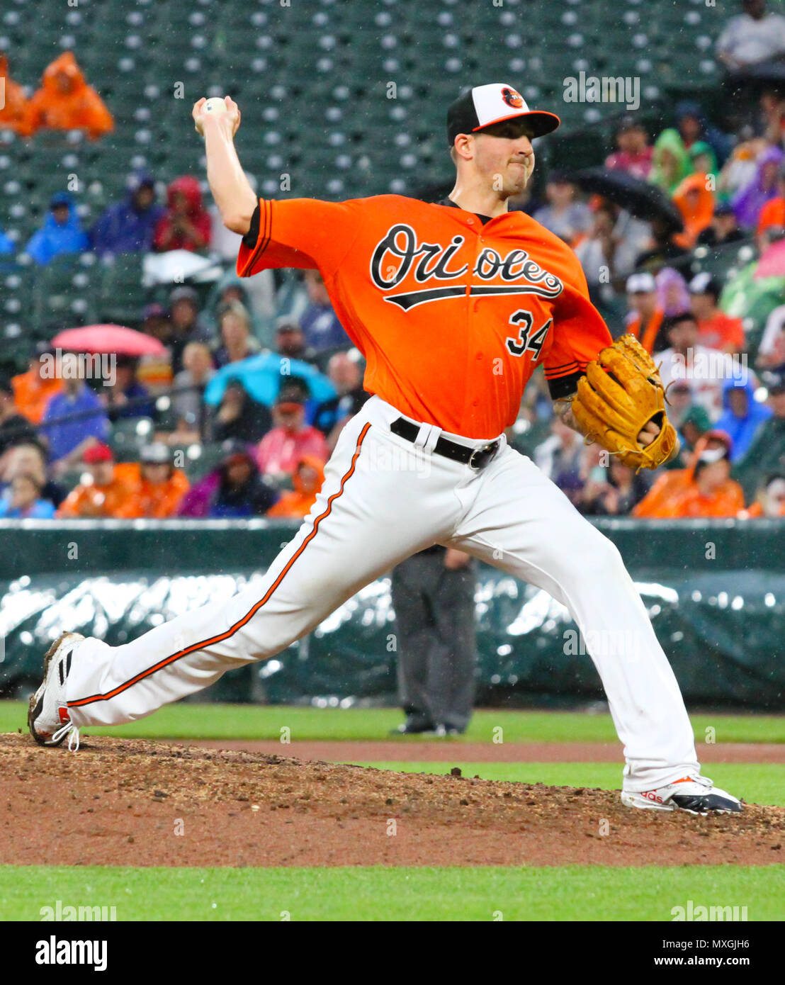 June 2, 2018 - Baltimore Orioles starting pitcher Kevin Gausman (34 ...