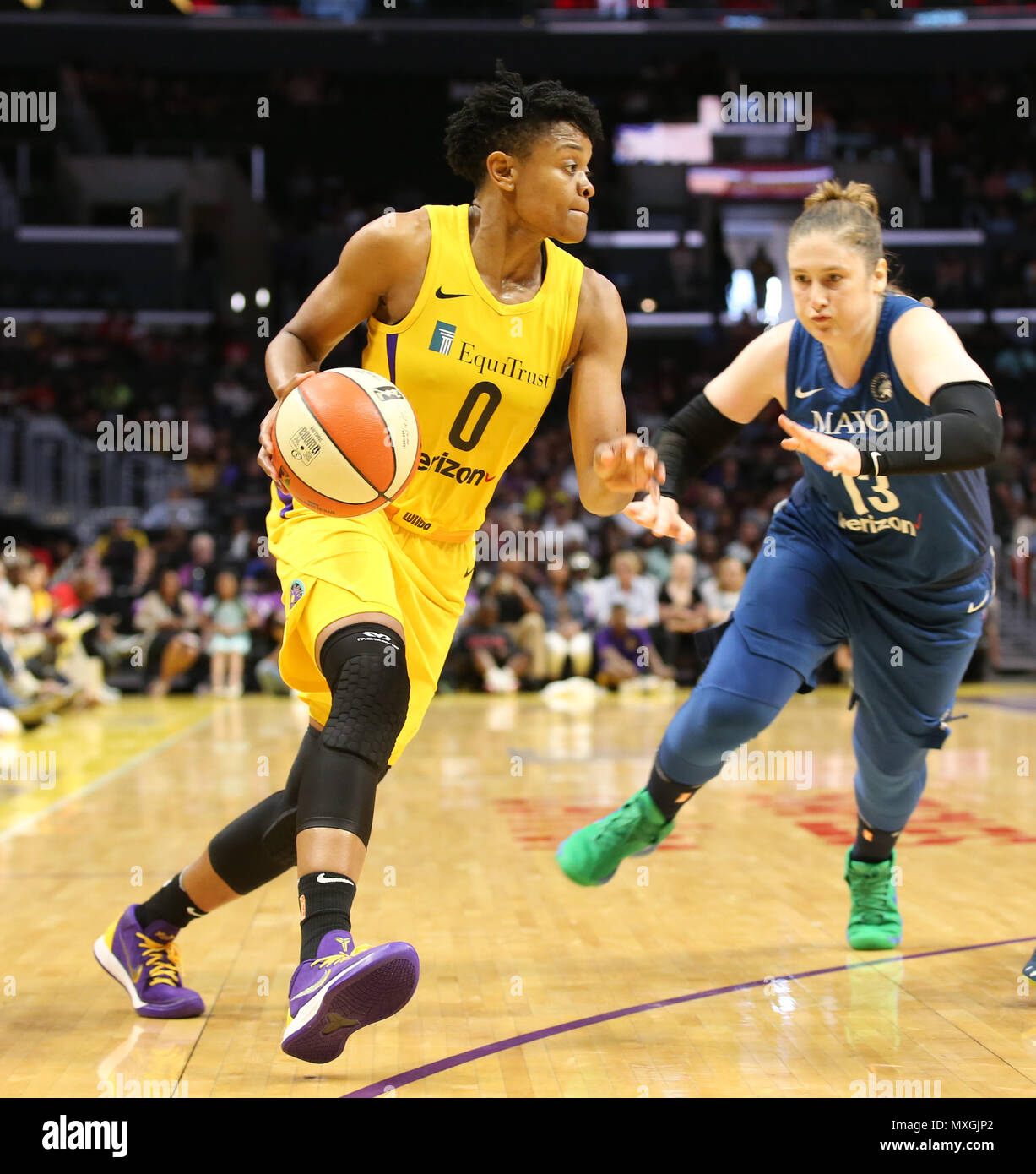 Los Angeles Sparks guard Alana Beard #0 during the Minnesota Lynx vs ...