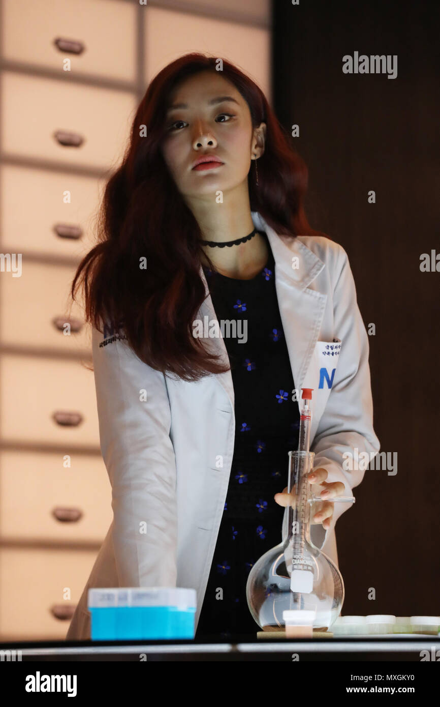 Seoul, South Korea. 04th June, 2018. S. Korean actress Stephanie Lee ...