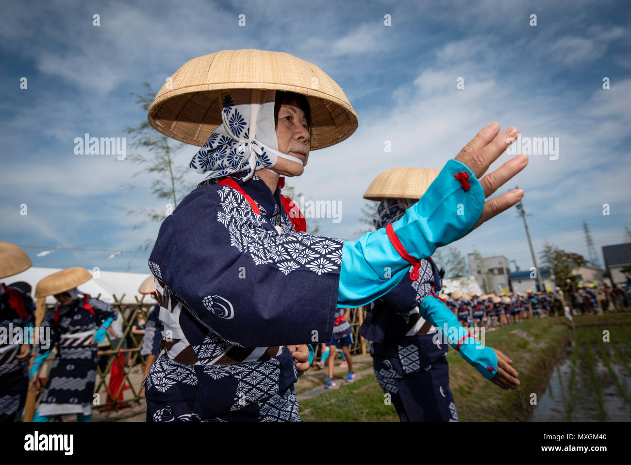 Japan rice planting machine hi-res stock photography and images - Alamy