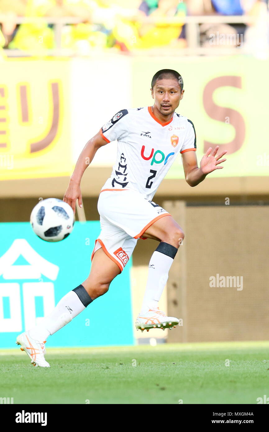 Chiba, Japan. 2nd June, 2018. Keisuke Tsuboi (Renofa) Football/Soccer ...