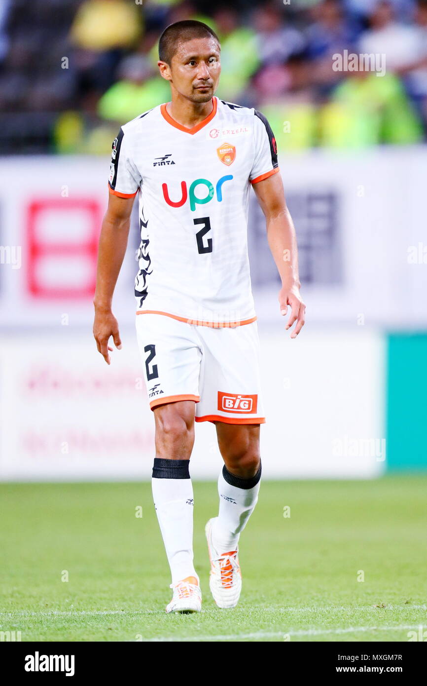 Chiba, Japan. 2nd June, 2018. Keisuke Tsuboi (Renofa) Football/Soccer : 2018 J2 League match ...