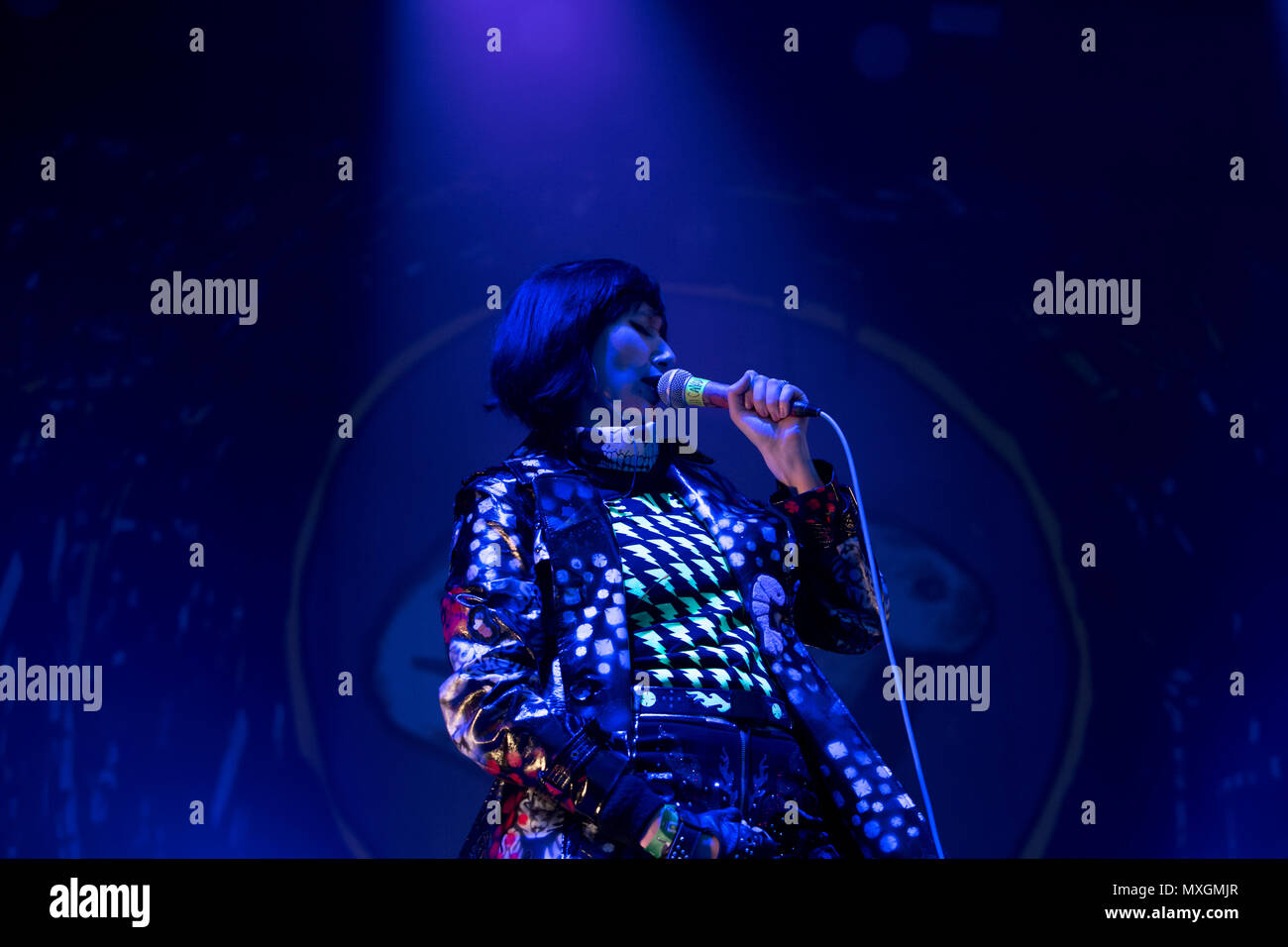 Toronto, Canada. 03rd June 2018. Yeah Yeah Yeahs lead singer Karen O ...