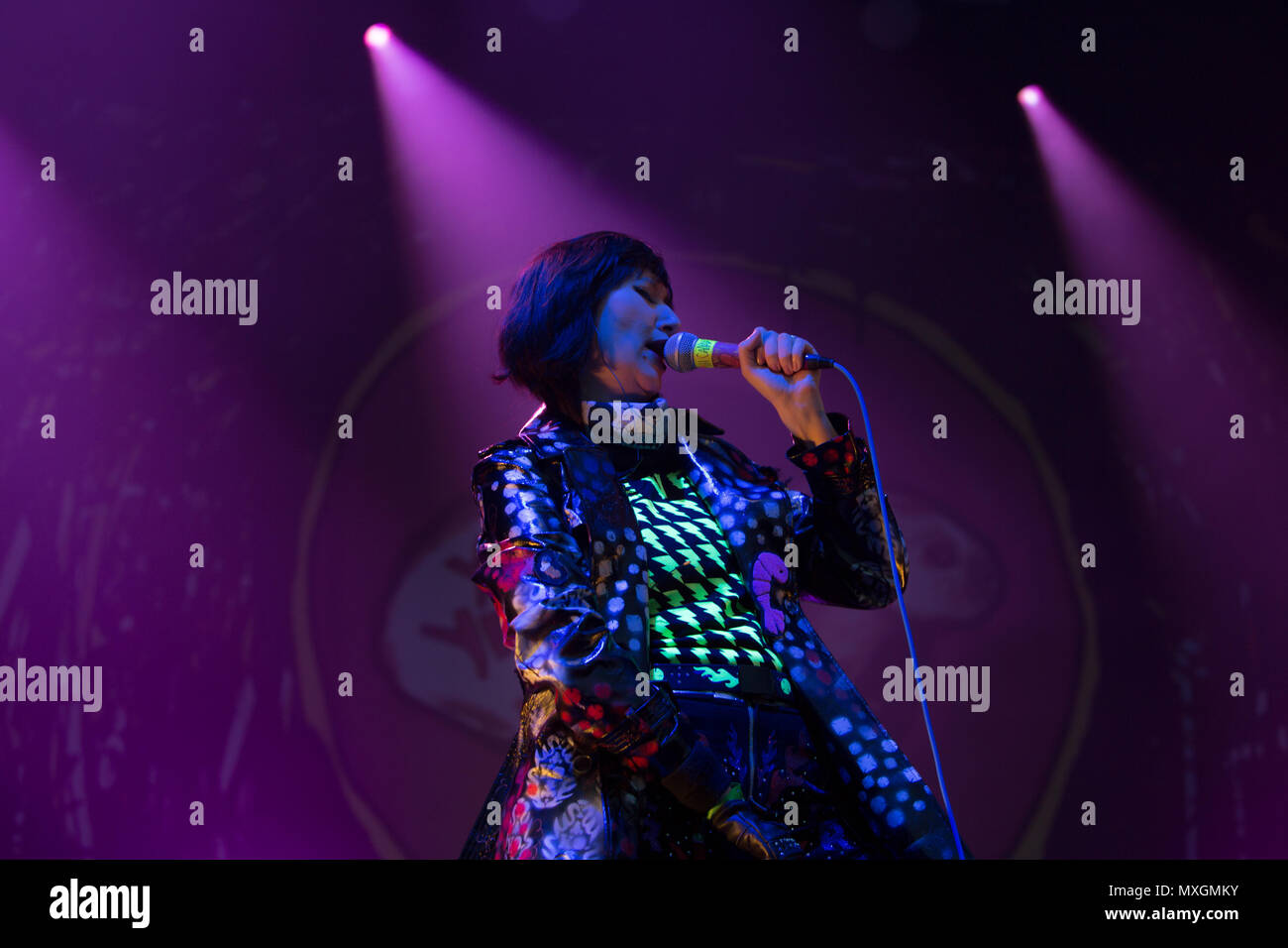 Toronto, Canada. 03rd June 2018. Yeah Yeah Yeahs lead singer Karen O ...