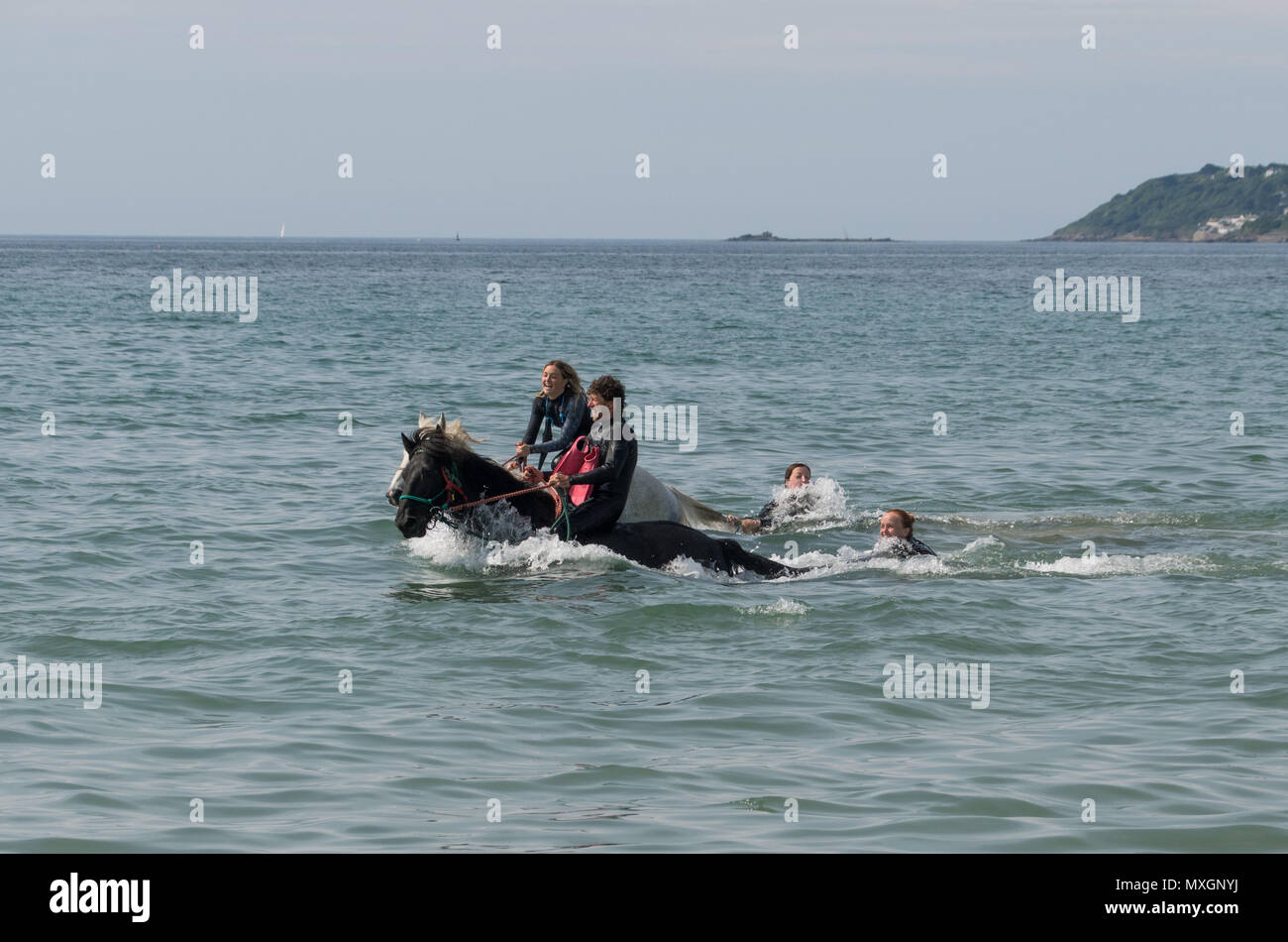 Long Rock, Cornwall, UK. 4th June 2018. UK Weather. It was scorching ...
