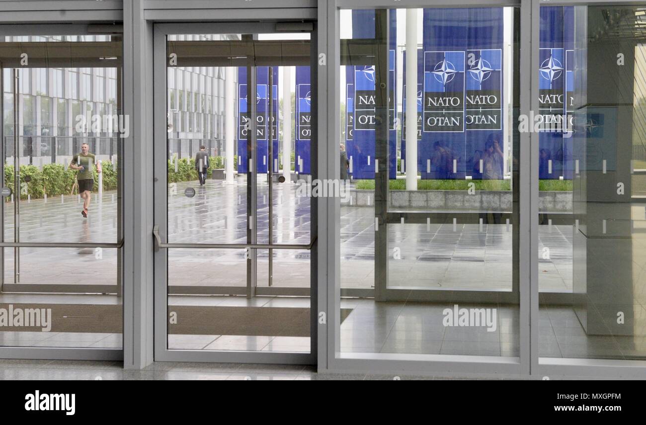 Brussels, Belgium. 01st June, 2018. The new NATO headquarters in ...
