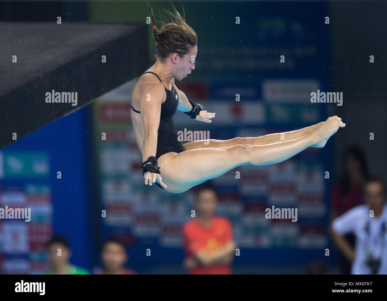Wuhan, China's Hubei Province. 4th June, 2018. Ukraine's Sofiia Lyskun ...