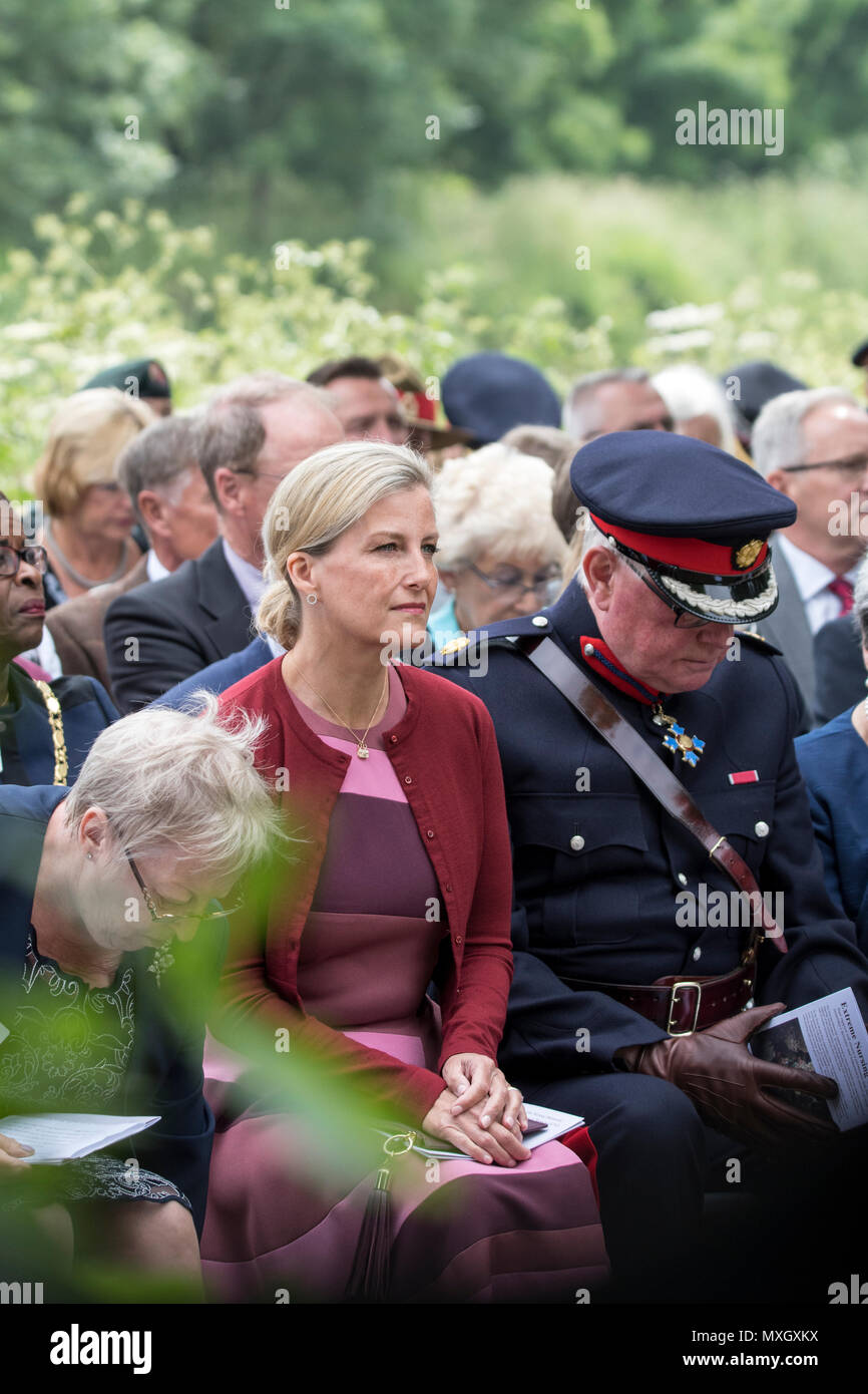 Staffordshire, UK. 4 June 2018 - HRH Sophie, the Countess of Wessex ...