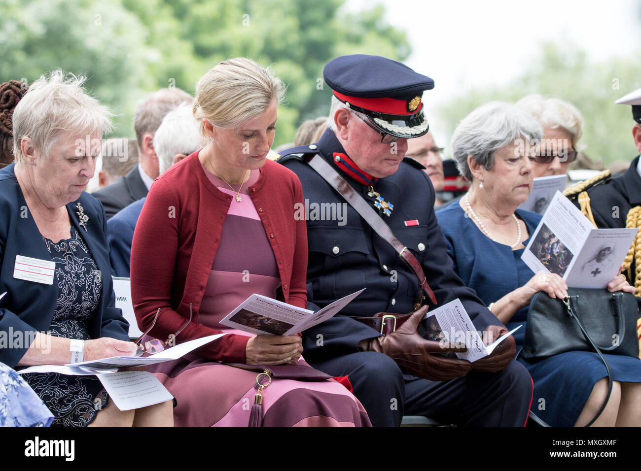 Staffordshire, UK. 4 June 2018 - HRH Sophie, the Countess of Wessex ...