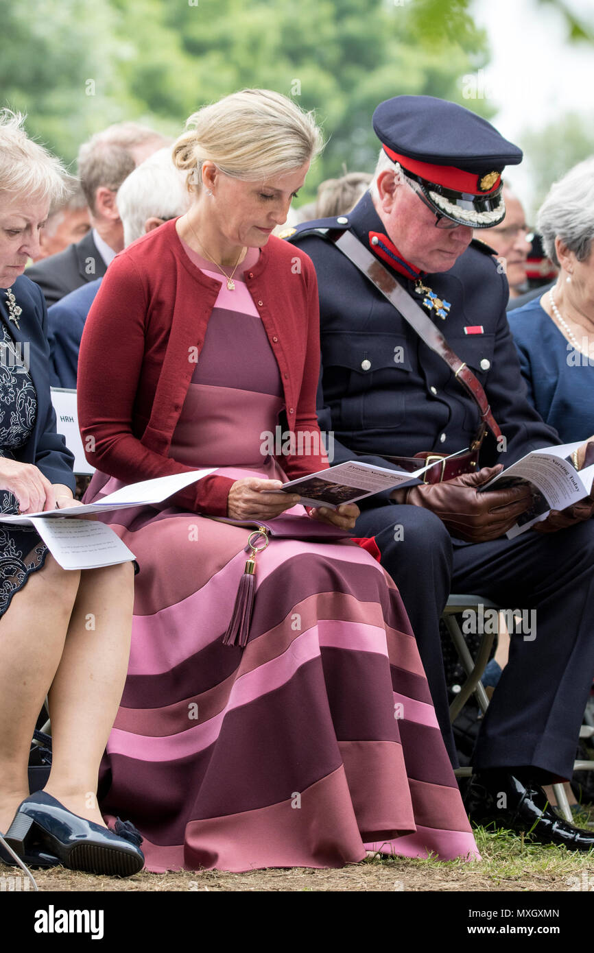 Staffordshire, UK. 4 June 2018 - HRH Sophie, the Countess of Wessex ...