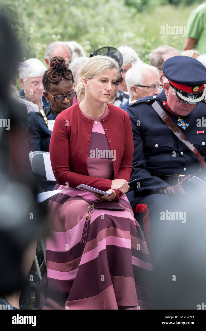 Staffordshire, UK. 4 June 2018 - HRH Sophie, the Countess of Wessex ...