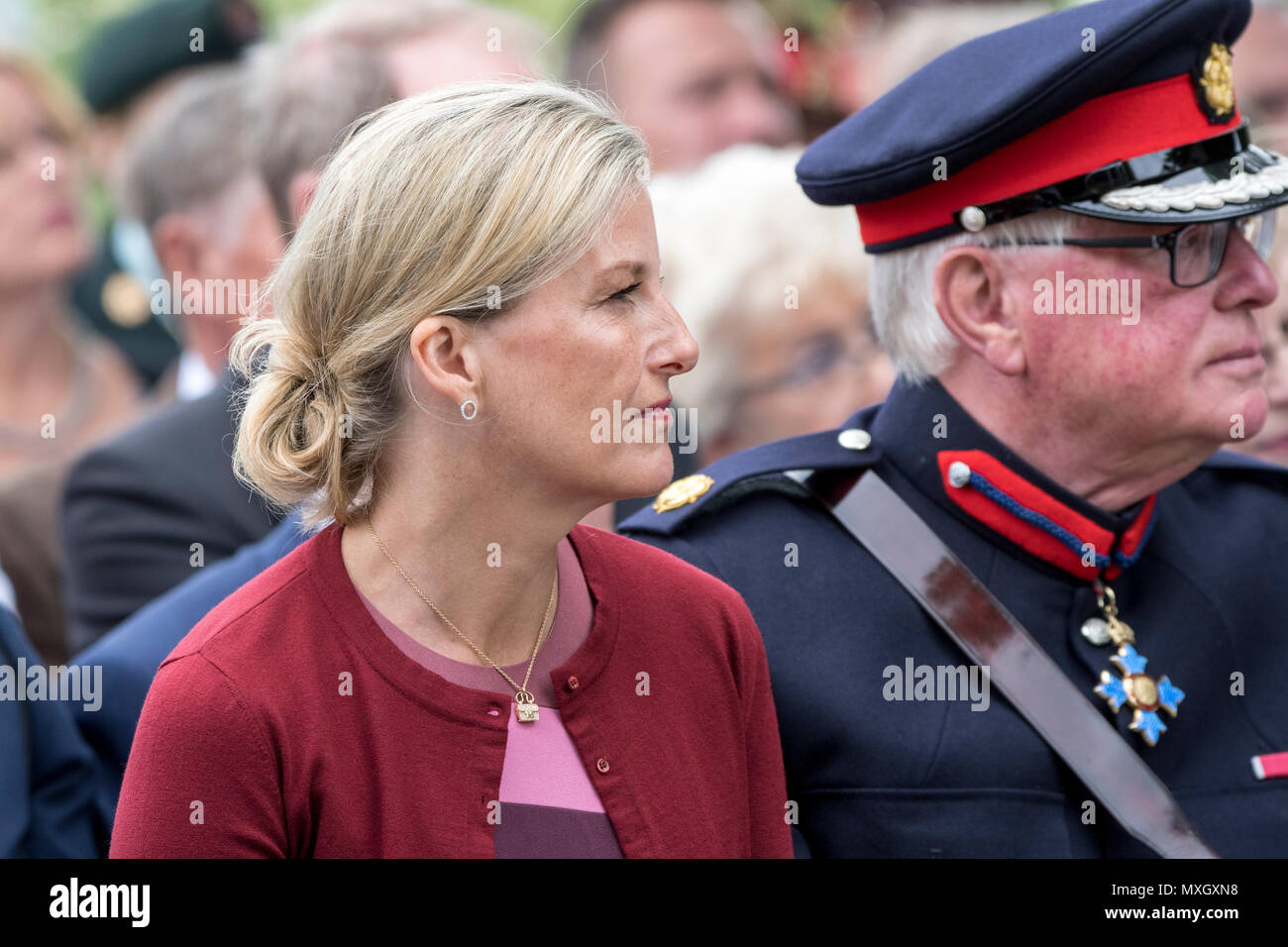 Staffordshire, UK. 4 June 2018 - HRH Sophie, the Countess of Wessex ...