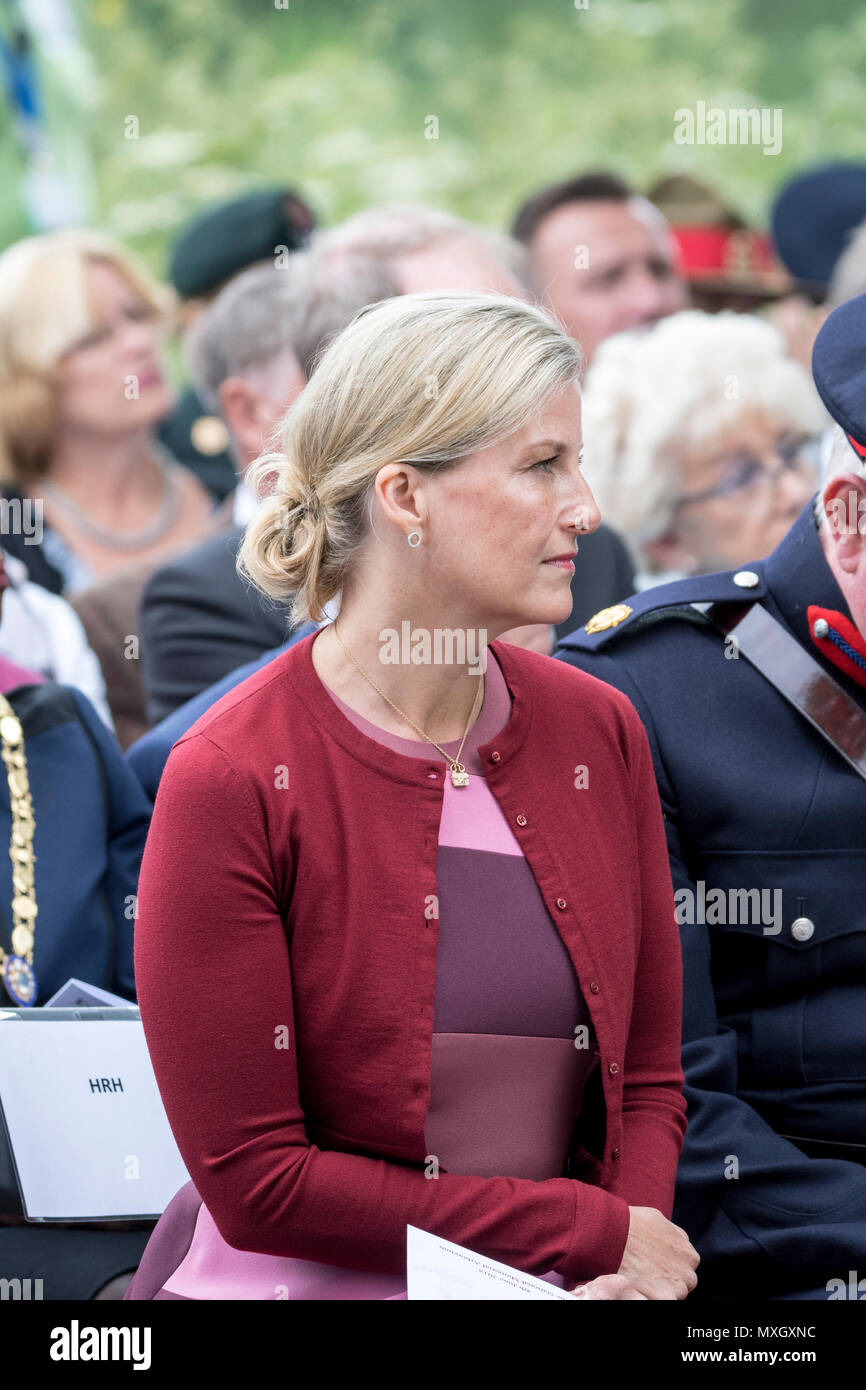 Staffordshire, UK. 4 June 2018 - HRH Sophie, the Countess of Wessex ...