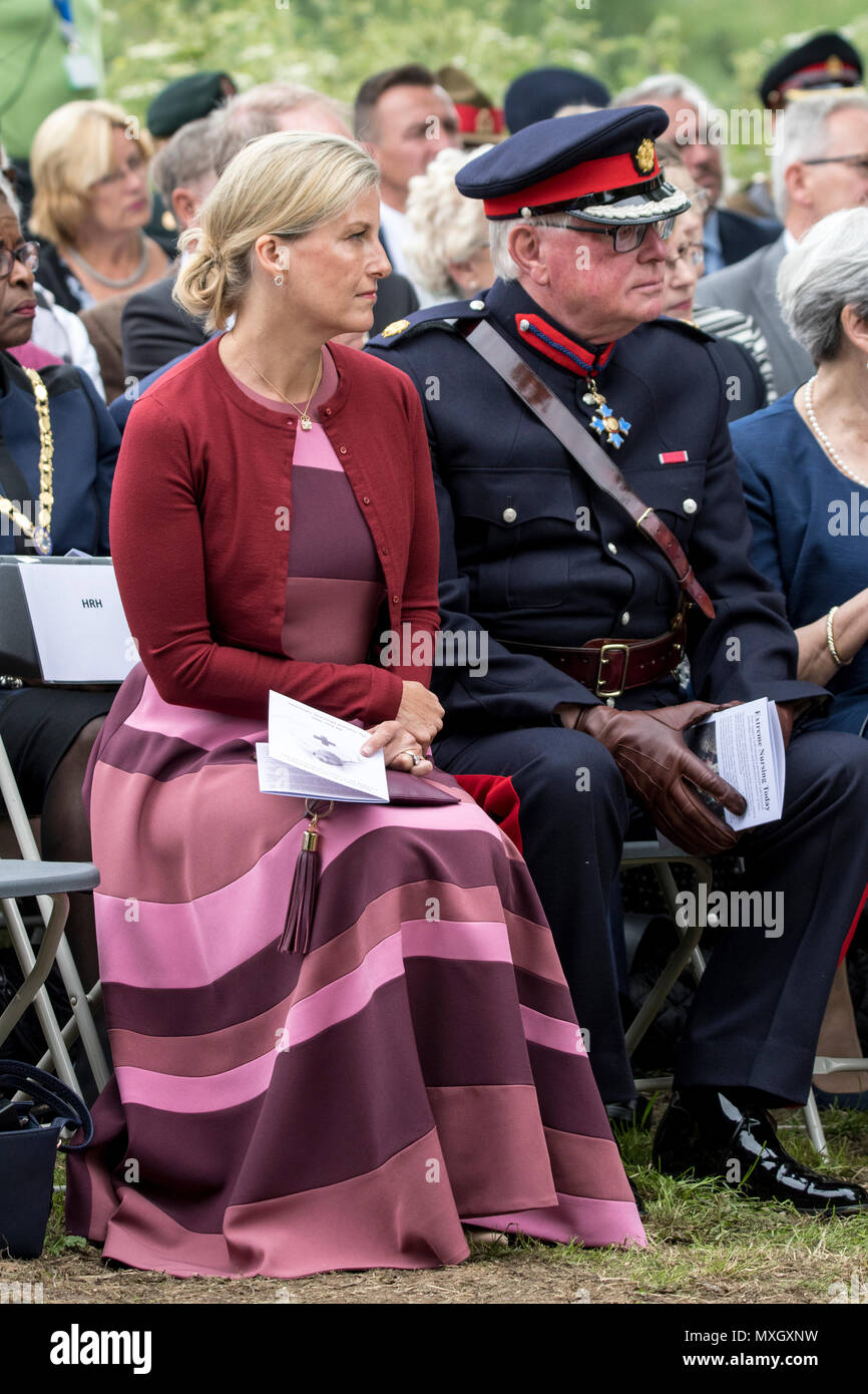 Staffordshire, UK. 4 June 2018 - HRH Sophie, the Countess of Wessex ...