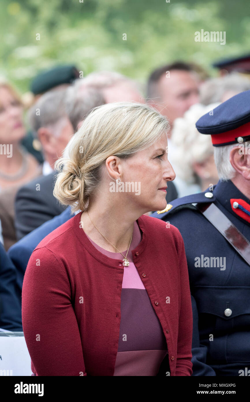 Staffordshire, UK. 4 June 2018 - HRH Sophie, the Countess of Wessex ...