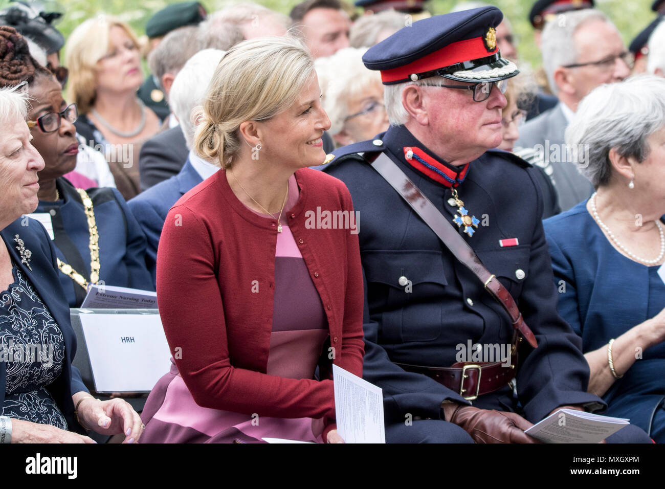 Staffordshire, UK. 4 June 2018 - HRH Sophie, the Countess of Wessex ...