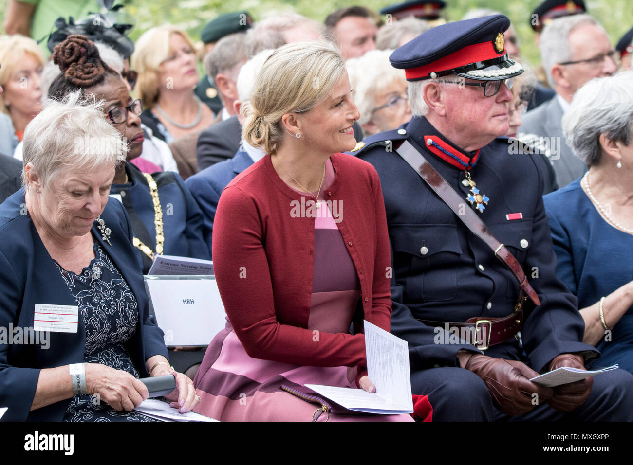 Staffordshire, UK. 4 June 2018 - HRH Sophie, the Countess of Wessex ...