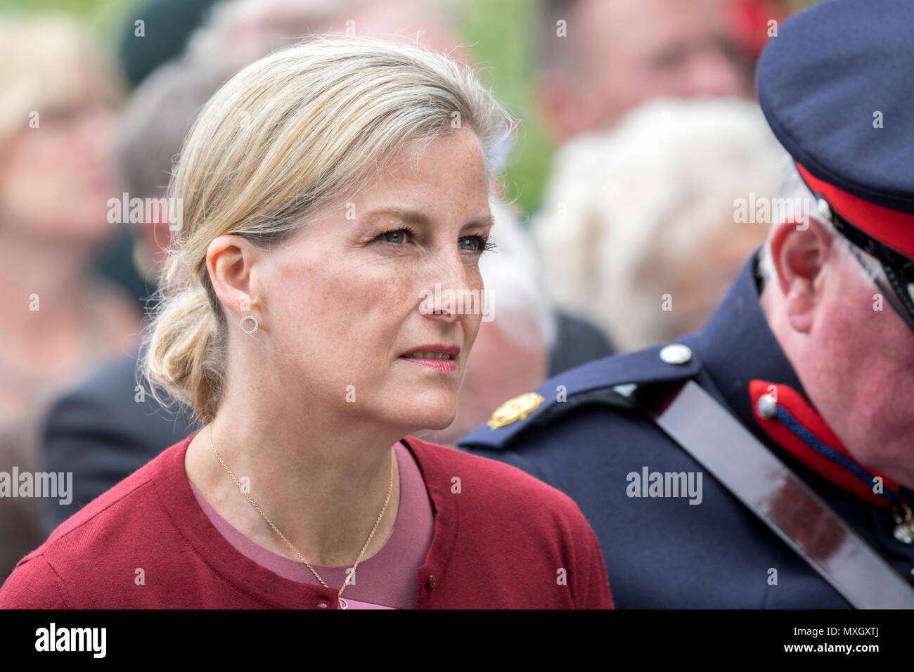 Staffordshire, UK. 4 June 2018 - HRH Sophie, the Countess of Wessex ...