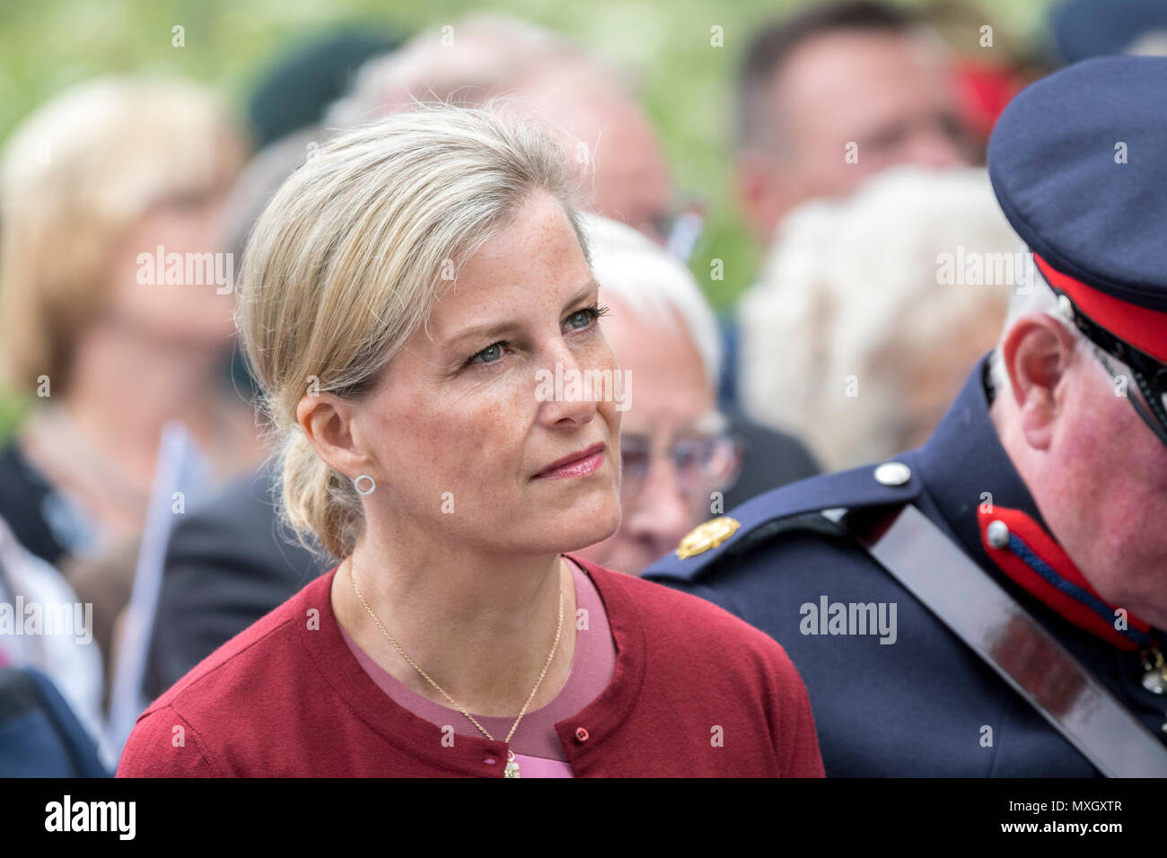 Staffordshire, UK. 4 June 2018 - HRH Sophie, the Countess of Wessex ...