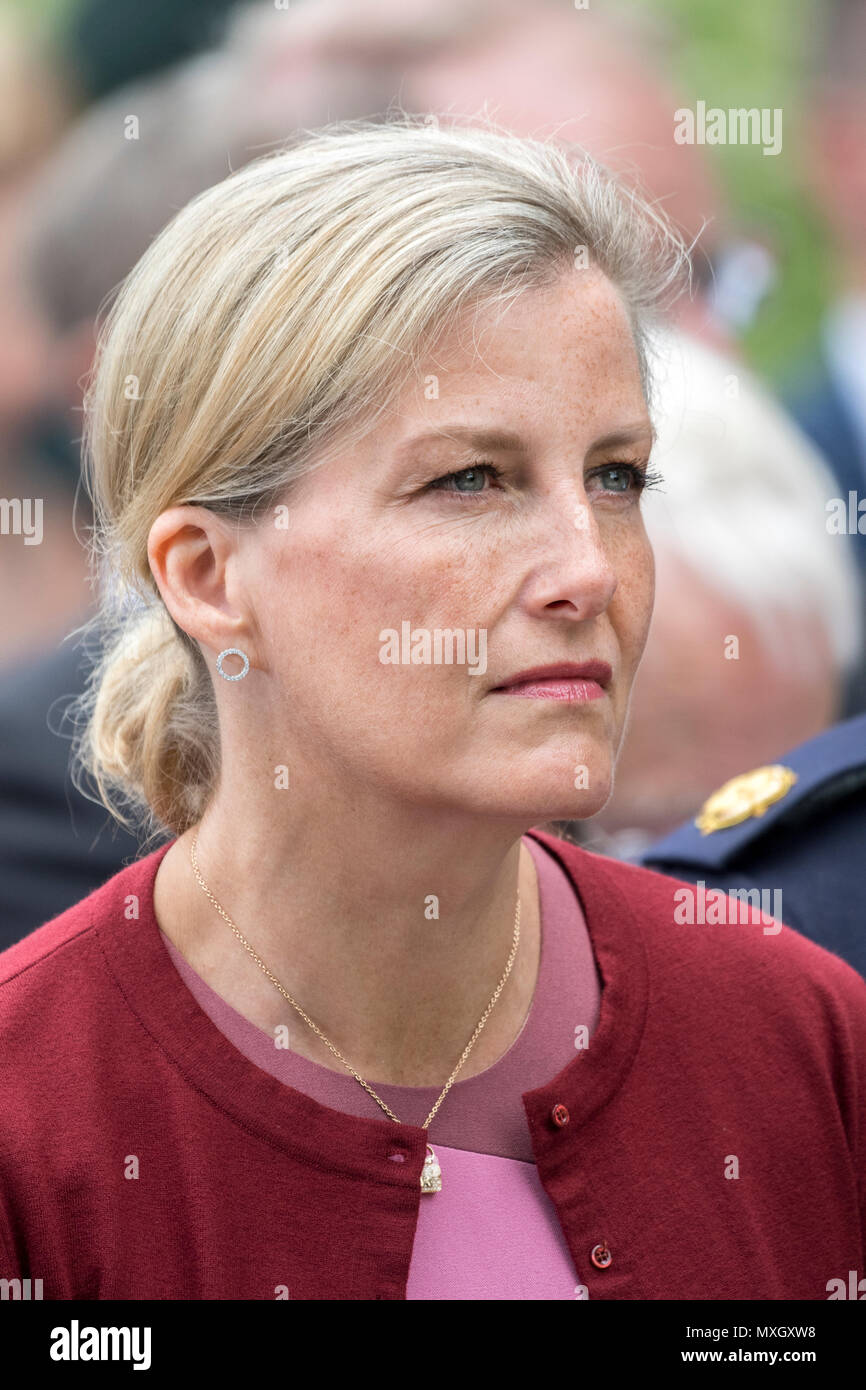 Staffordshire, UK. 4 June 2018 - HRH Sophie, the Countess of Wessex ...