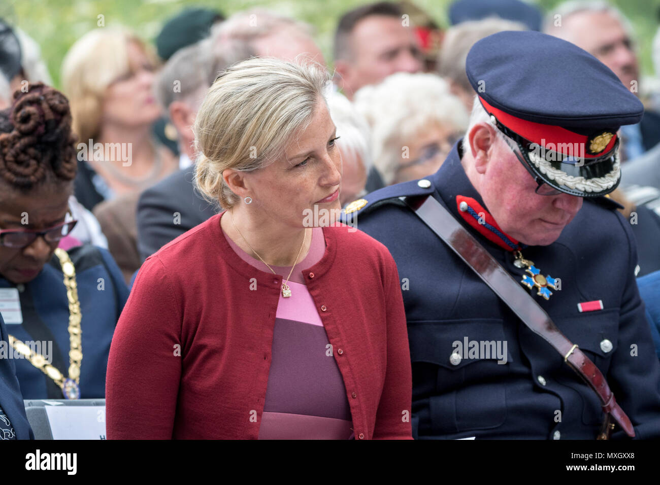 Staffordshire, UK. 4 June 2018 - HRH Sophie, the Countess of Wessex ...