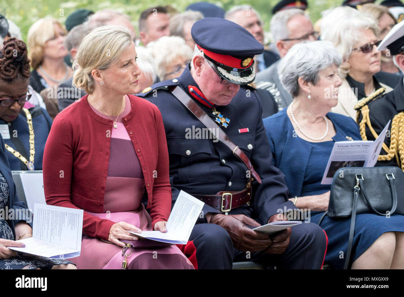 Staffordshire, UK. 4 June 2018 - HRH Sophie, the Countess of Wessex ...