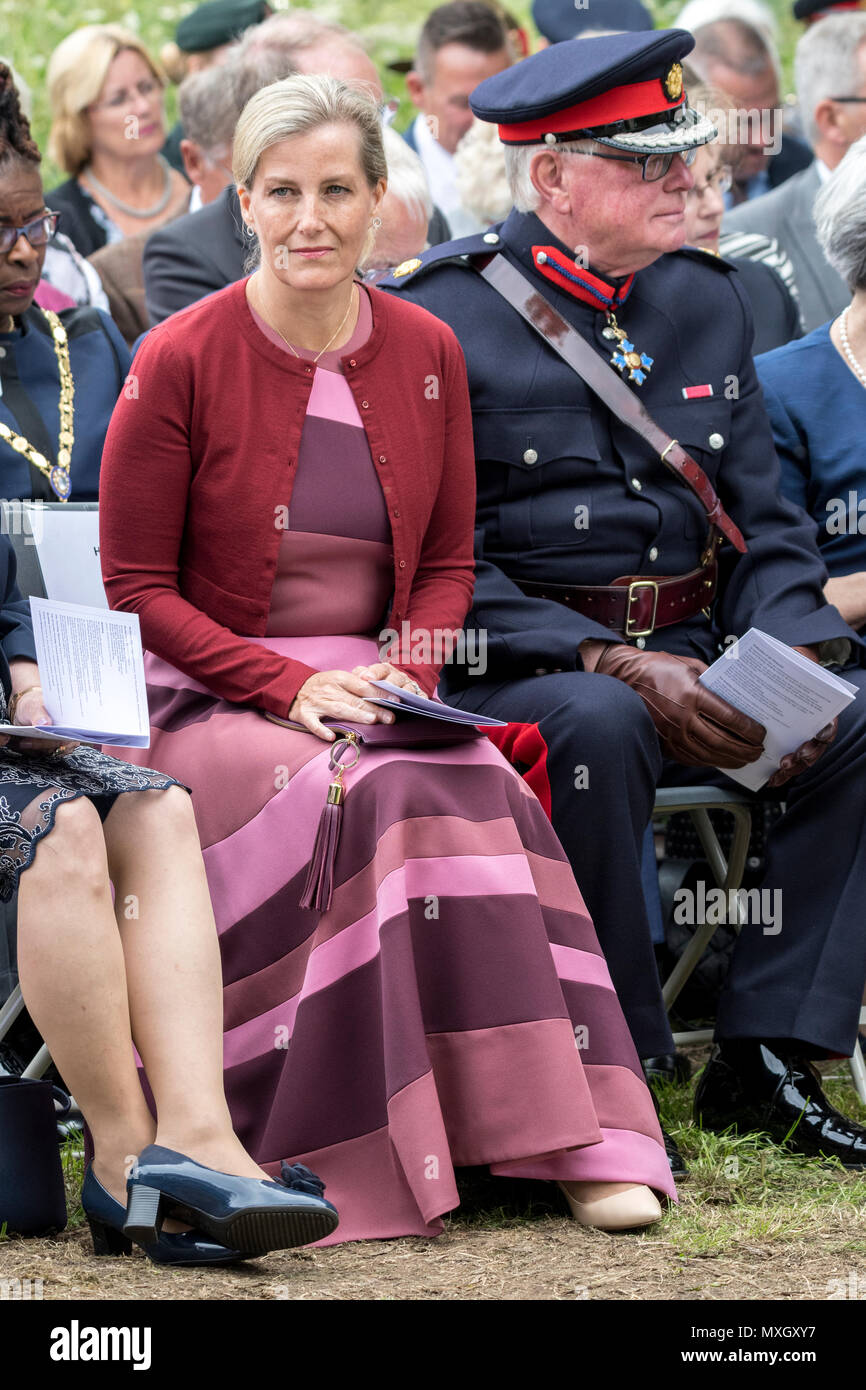 Staffordshire, UK. 4 June 2018 - HRH Sophie, the Countess of Wessex ...