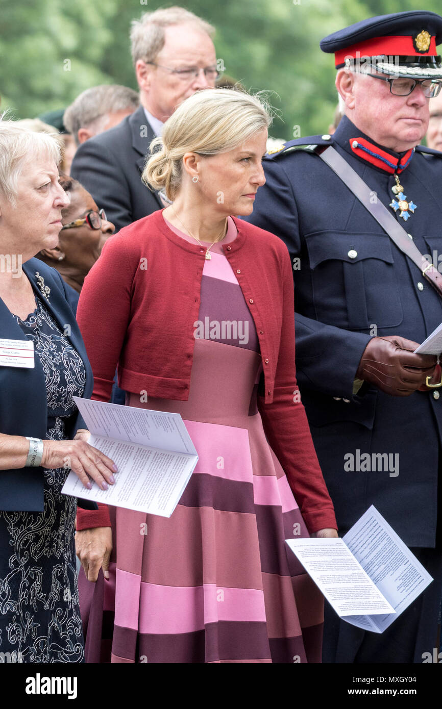 Staffordshire, UK. 4 June 2018 - HRH Sophie, the Countess of Wessex ...
