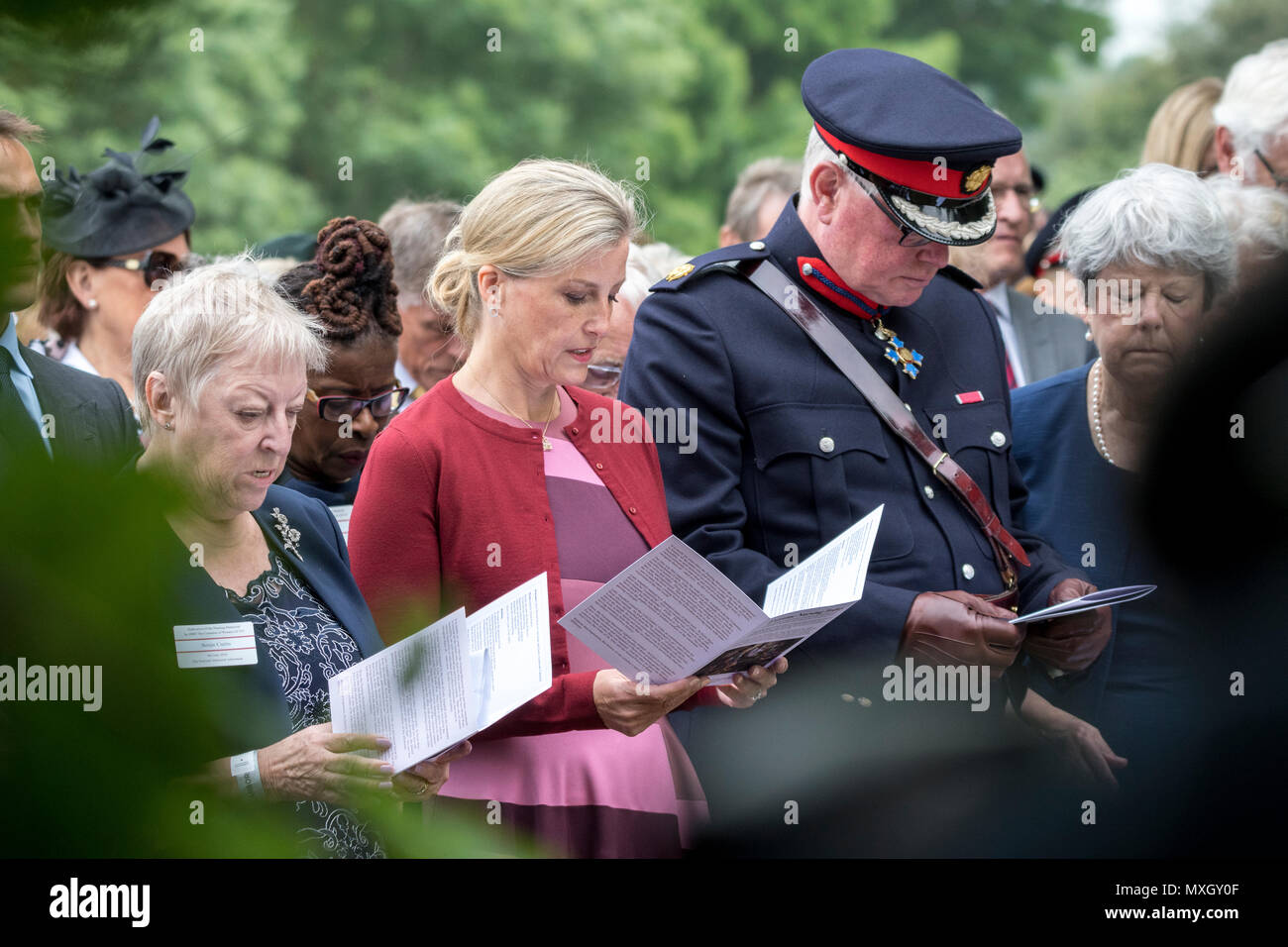 Staffordshire, UK. 4 June 2018 - HRH Sophie, the Countess of Wessex ...