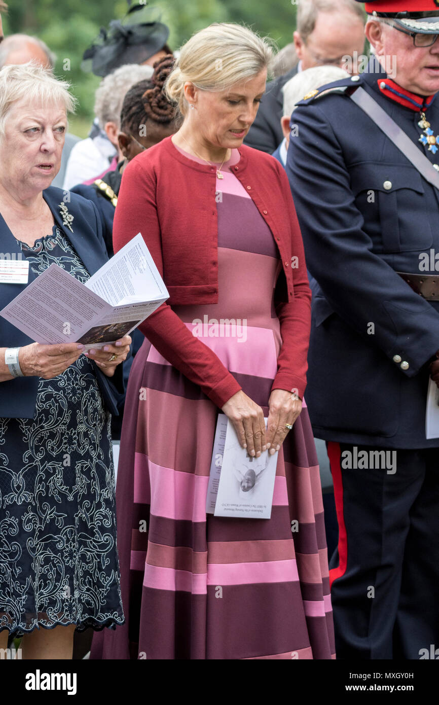 Staffordshire, UK. 4 June 2018 - HRH Sophie, the Countess of Wessex ...