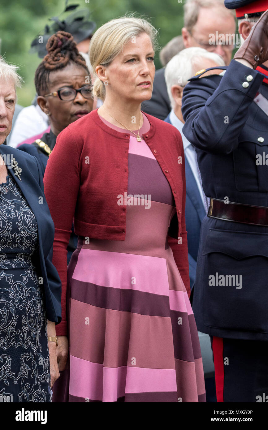 Staffordshire, UK. 4 June 2018 - HRH Sophie, the Countess of Wessex ...