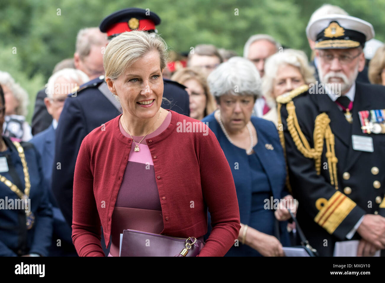 Staffordshire, UK. 4 June 2018 - HRH Sophie, the Countess of Wessex ...