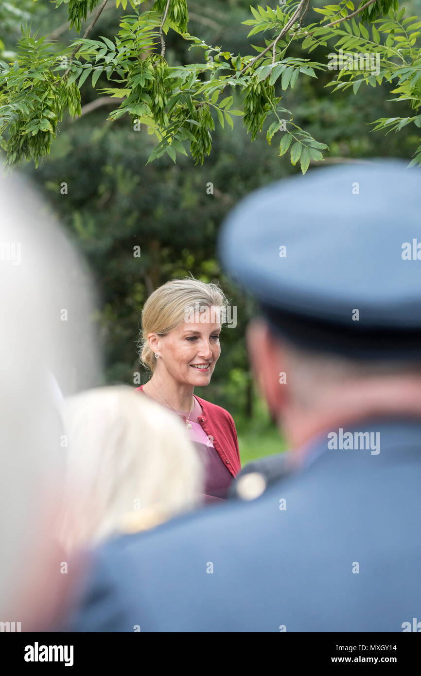 Staffordshire, UK. 4 June 2018 - HRH Sophie, the Countess of Wessex ...