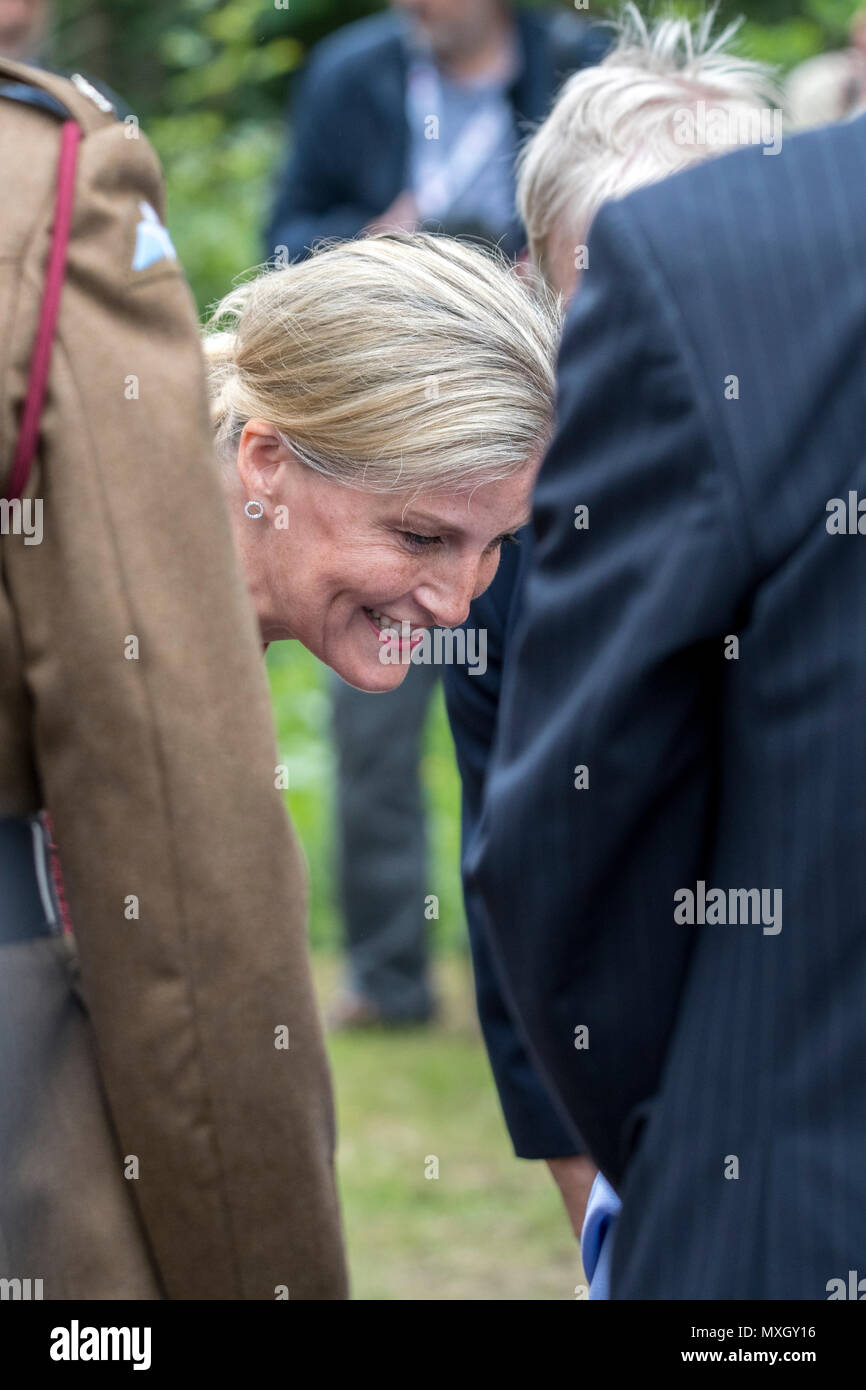 Staffordshire, UK. 4 June 2018 - HRH Sophie, the Countess of Wessex ...