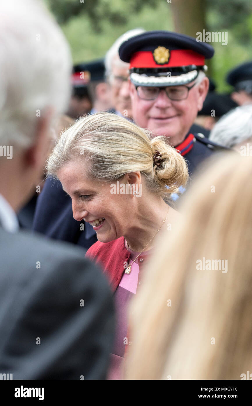 Staffordshire, UK. 4 June 2018 - HRH Sophie, the Countess of Wessex ...