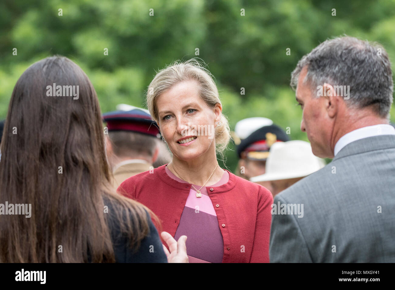 Staffordshire, UK. 4 June 2018 - HRH Sophie, the Countess of Wessex ...