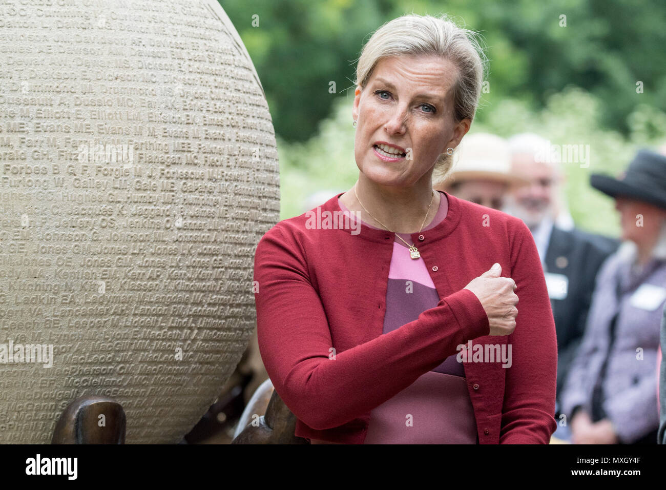 Staffordshire, UK. 4 June 2018 - HRH Sophie, the Countess of Wessex ...