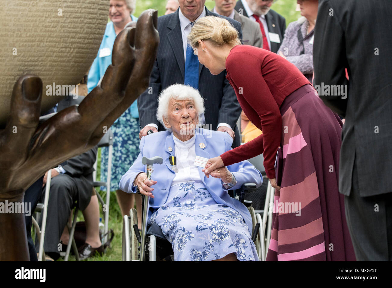 Staffordshire, UK. 4 June 2018 - HRH Sophie, the Countess of Wessex ...