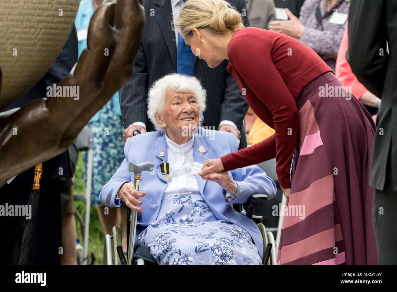 Staffordshire, UK. 4 June 2018 - HRH Sophie, the Countess of Wessex ...