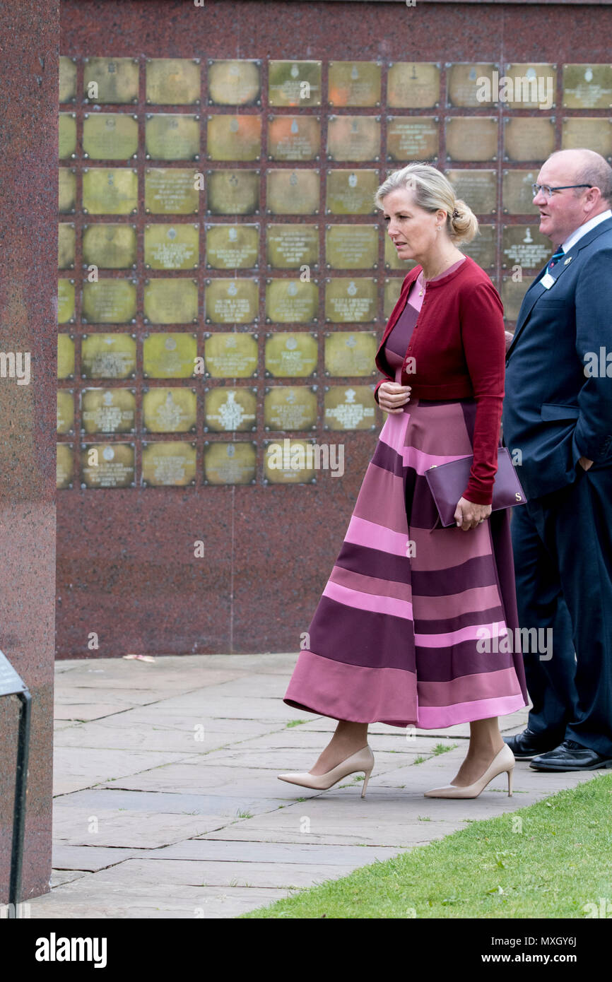 Staffordshire, UK. 4 June 2018 - HRH Sophie, the Countess of Wessex ...